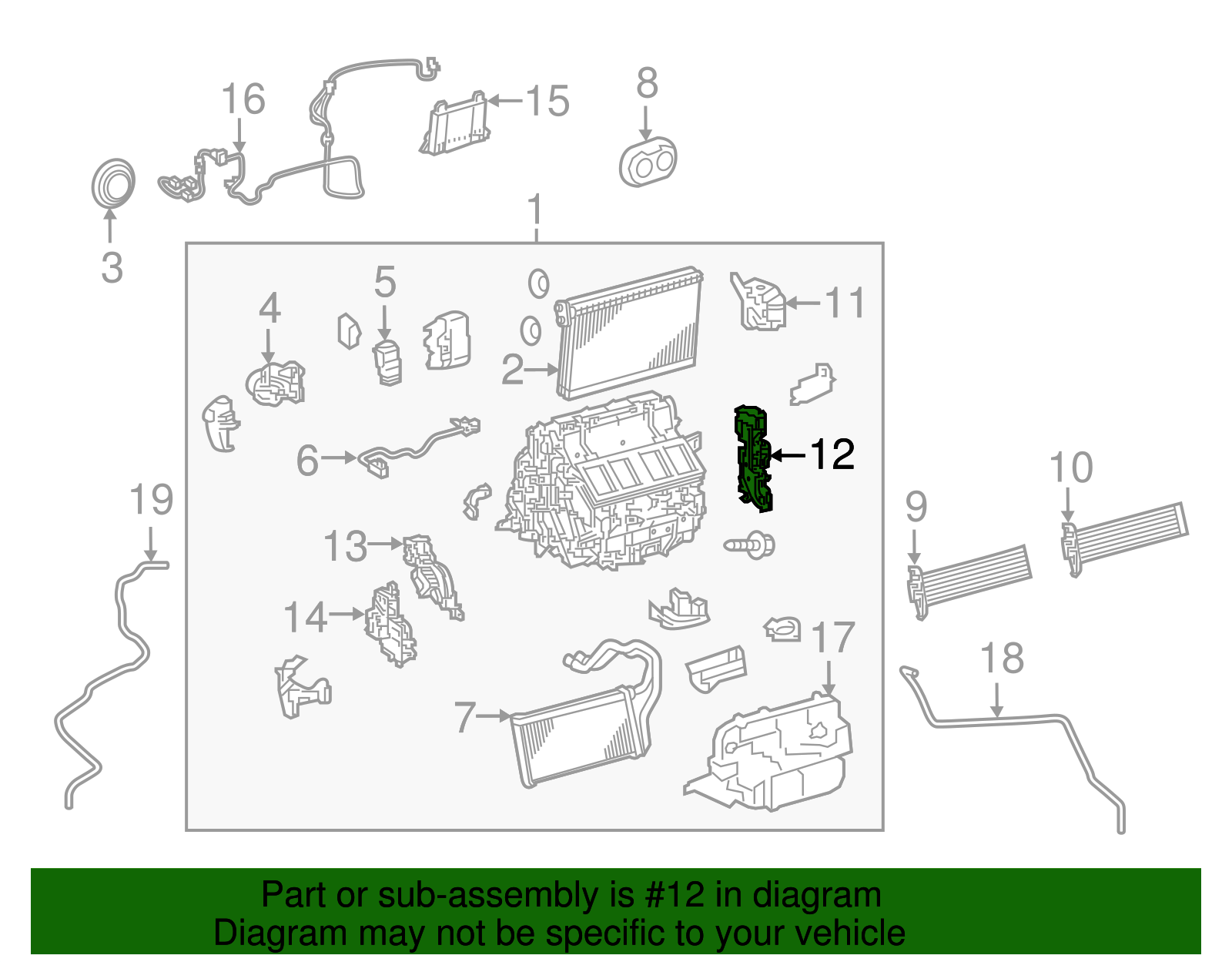 2018-2025 Lexus Servo Sub Assembly Damp 87106-60620 | OEM Parts Online