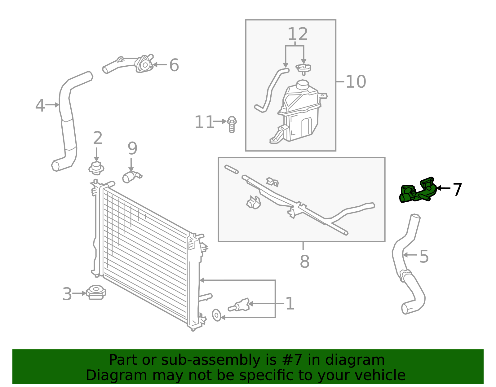 2017-2024 Toyota Water Outlet 16331-31230 | Toyota Parts Center