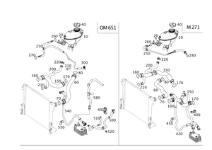 204-501-25-82 - Hose 2012-2015 Mercedes-Benz C250 | Mercedes-Benz USA Parts