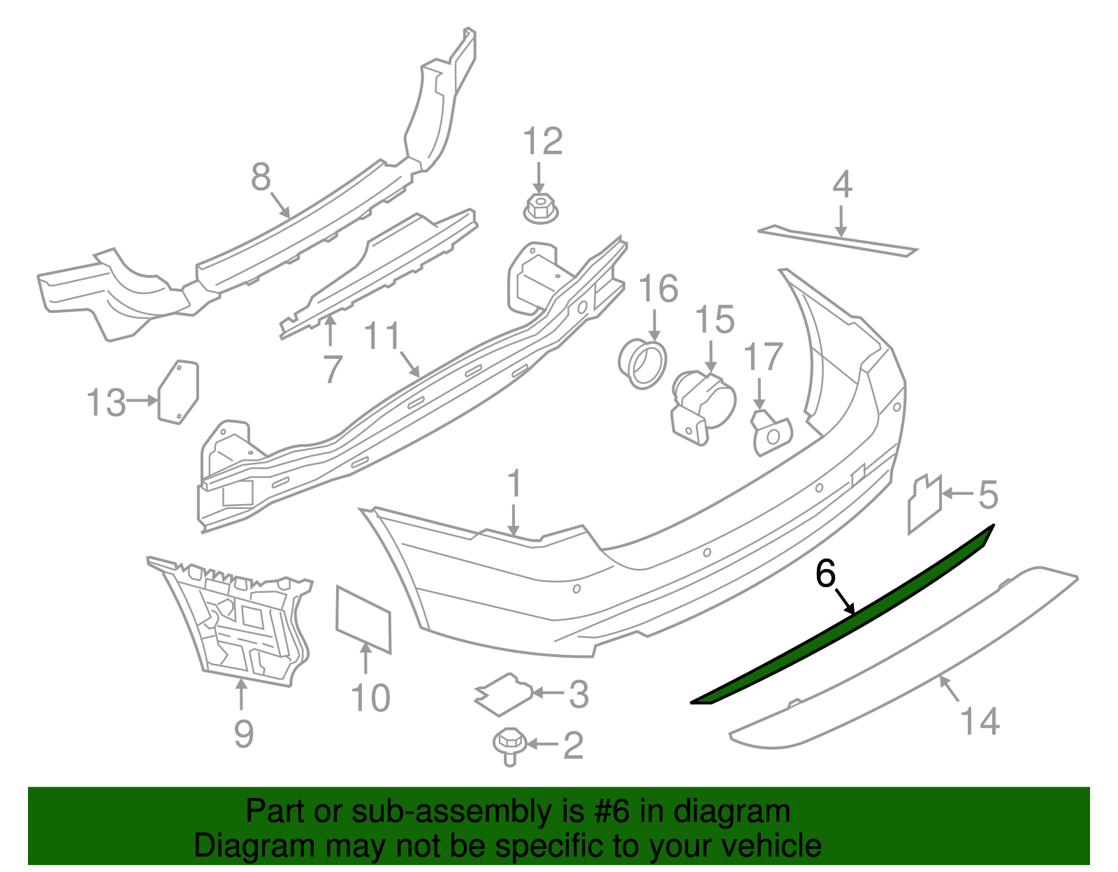51-12-7-384-571 - Molding Strip 2016-2019 BMW | BMWPartsDirect.com