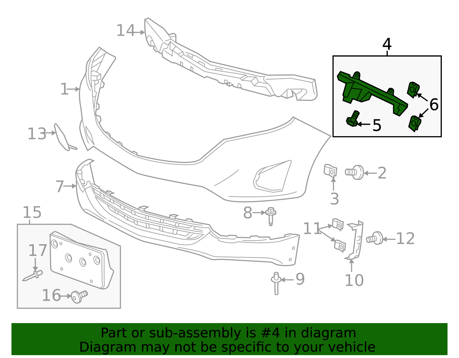 2018-2024 Chevrolet Equinox Front Driver Side Bumper Fascia Guide ...