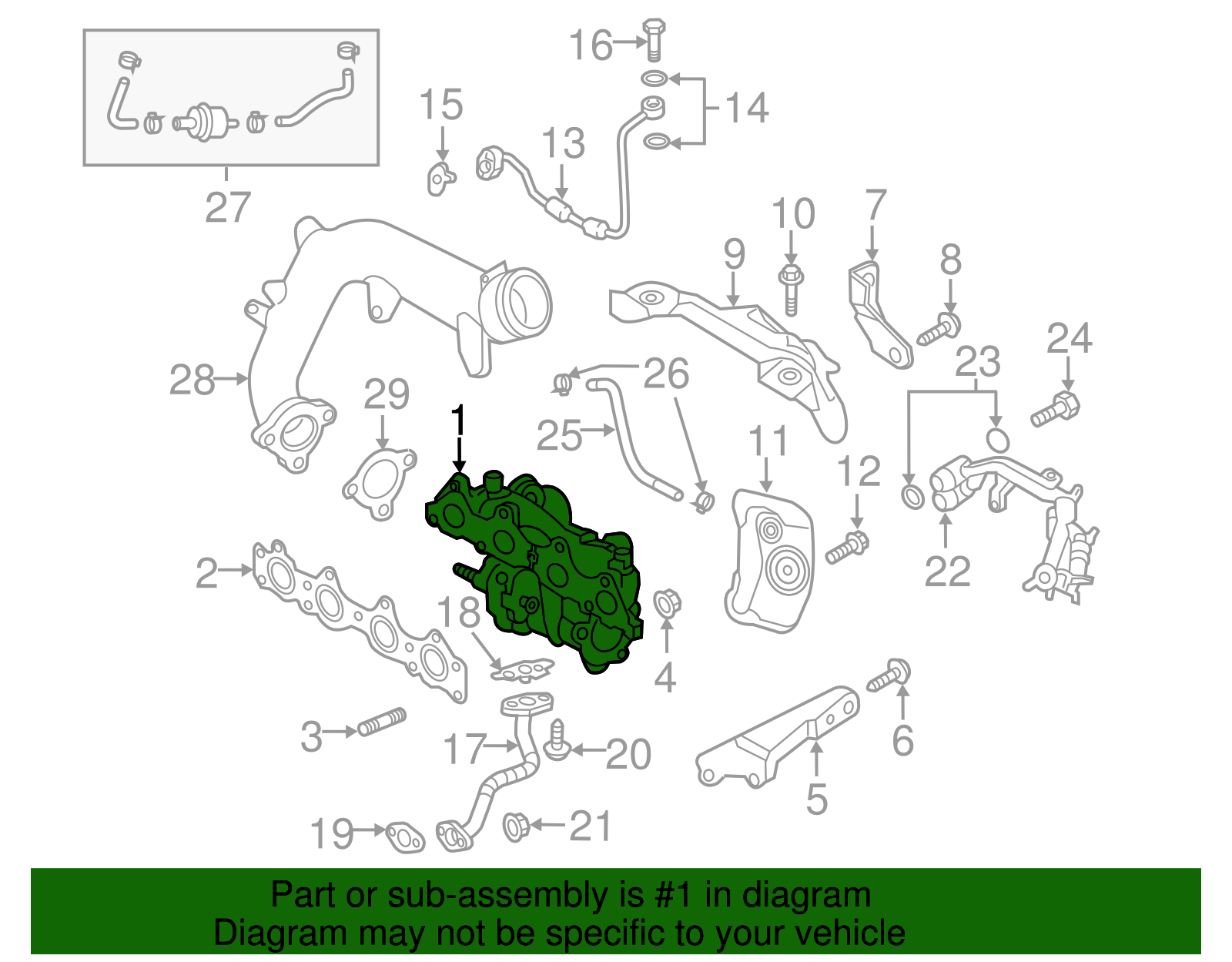 28231-2B800 - Turbocharger - 2017-2020 Hyundai | Joseph Airport Hyundai
