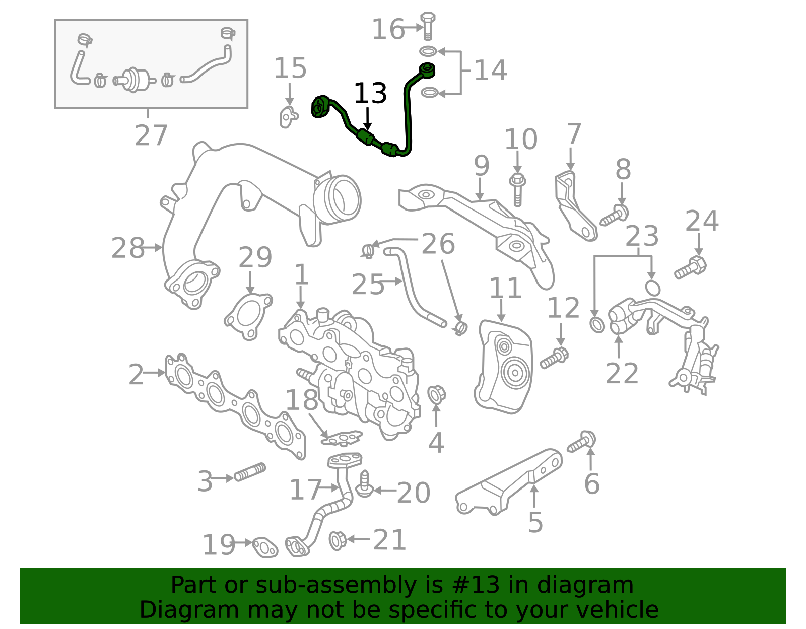 2019-2020 Hyundai Oil Inlet Tube 28240-2B740 | QuirkParts
