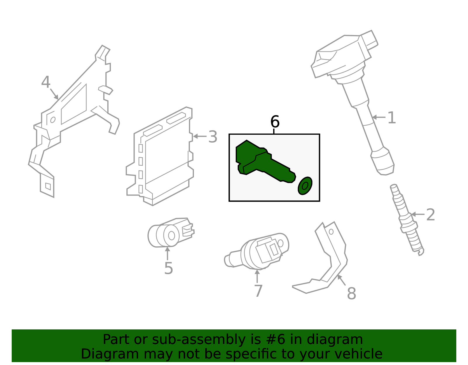 Camshaft Position Sensor 23731JA11B | OEM Parts Online