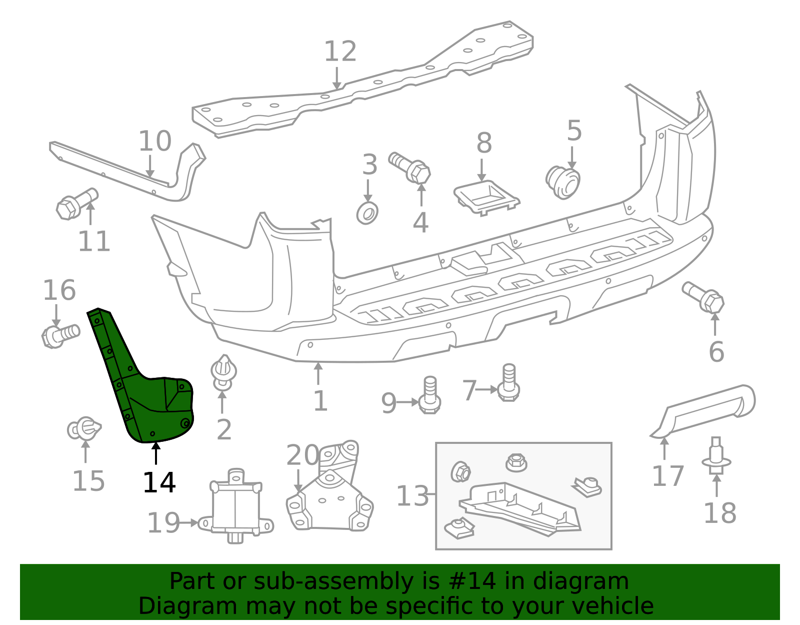 76625-35250 - Mud Flap (Right, Rear) - 2014-2024 Toyota 4Runner | OEM ...