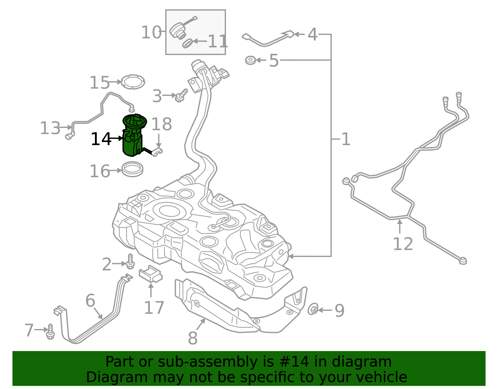 5QM-919-051-H - Fuel Pump 2019-2024 Volkswagen | Wolfsburg Parts Direct