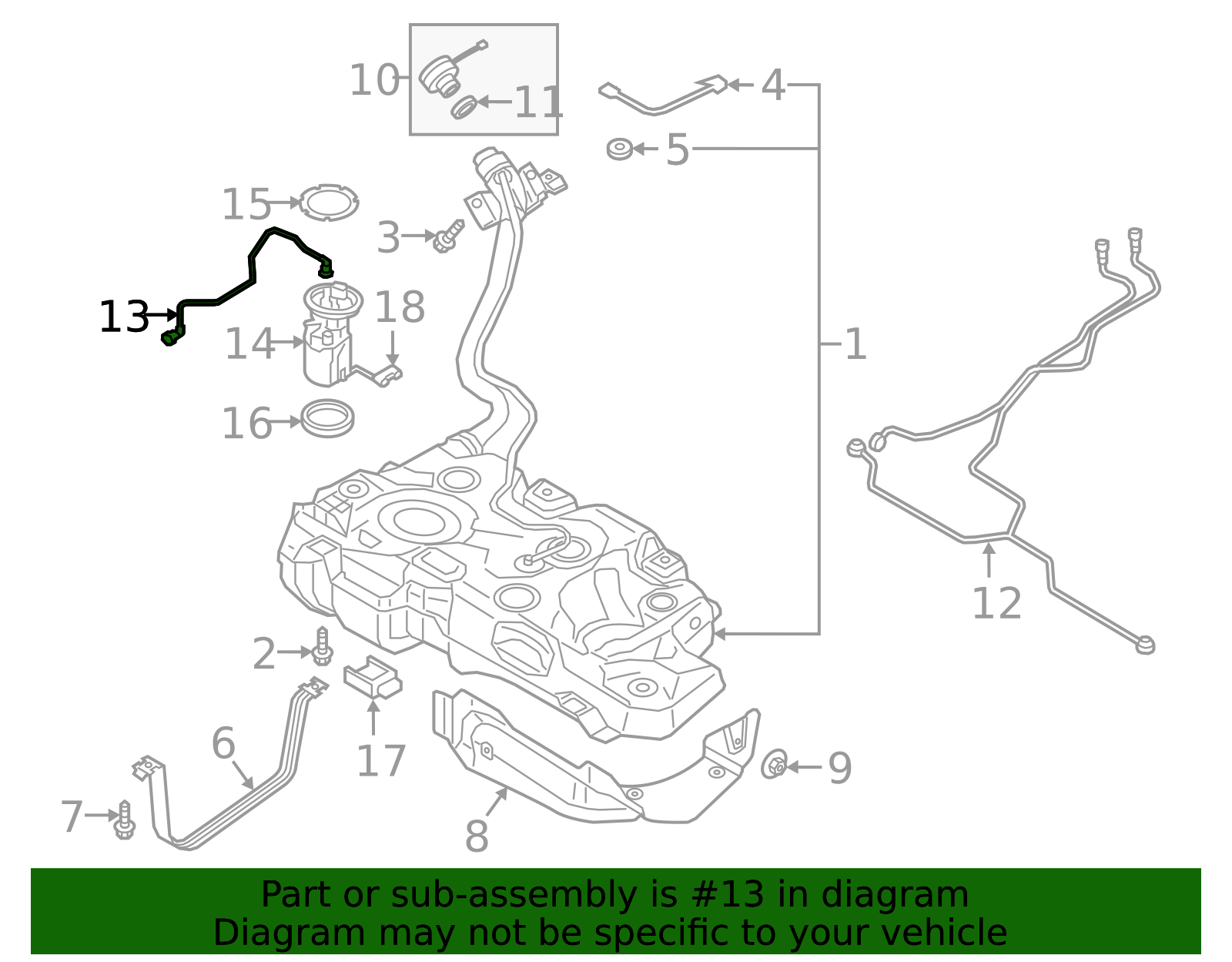 2019-2024 Volkswagen Jetta Feed Line 5Q0-201-293-AK | VW Direct Auto Parts