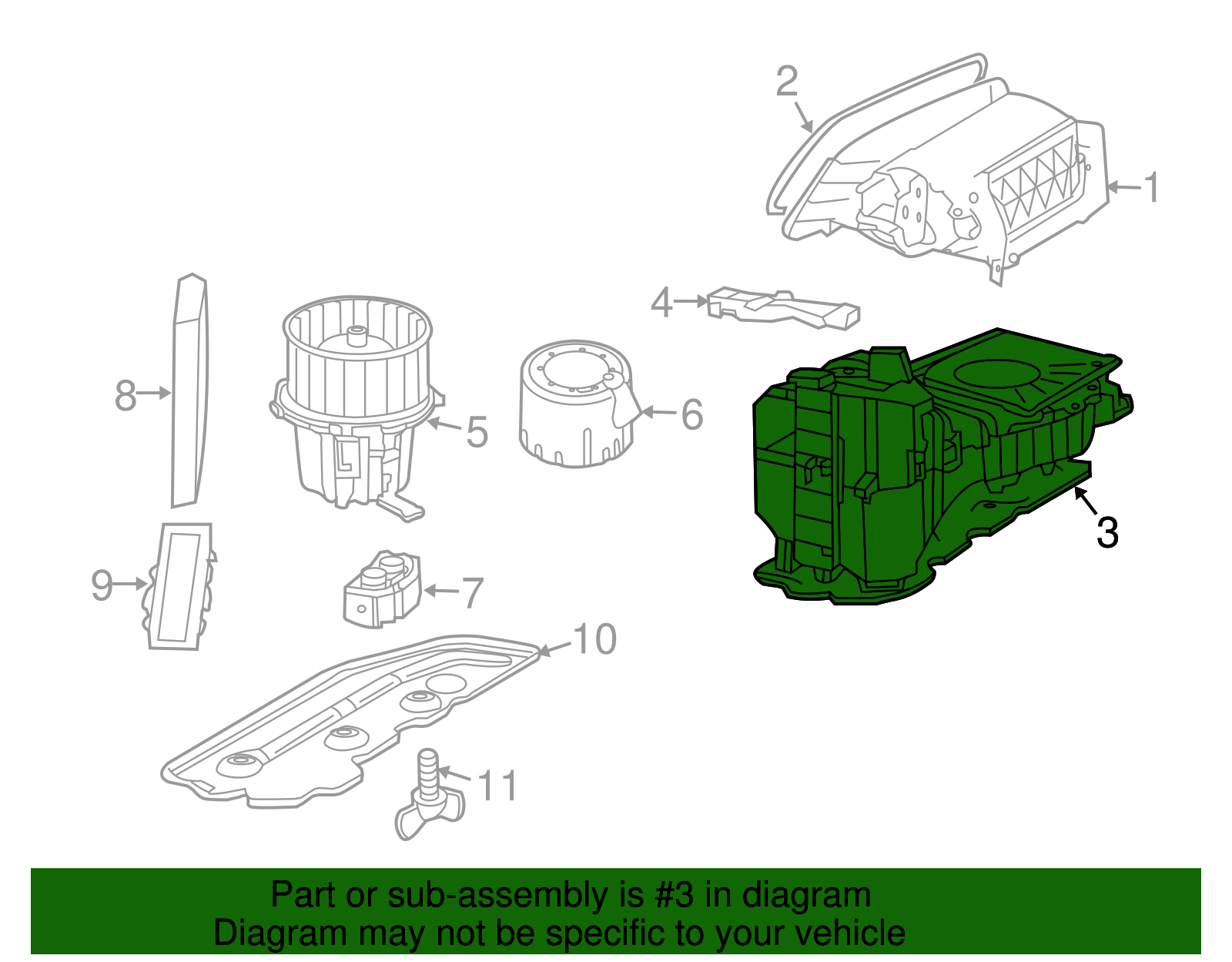8T1-820-356 - Blower Case 2013-2017 Audi | Audi OEM Parts Guy