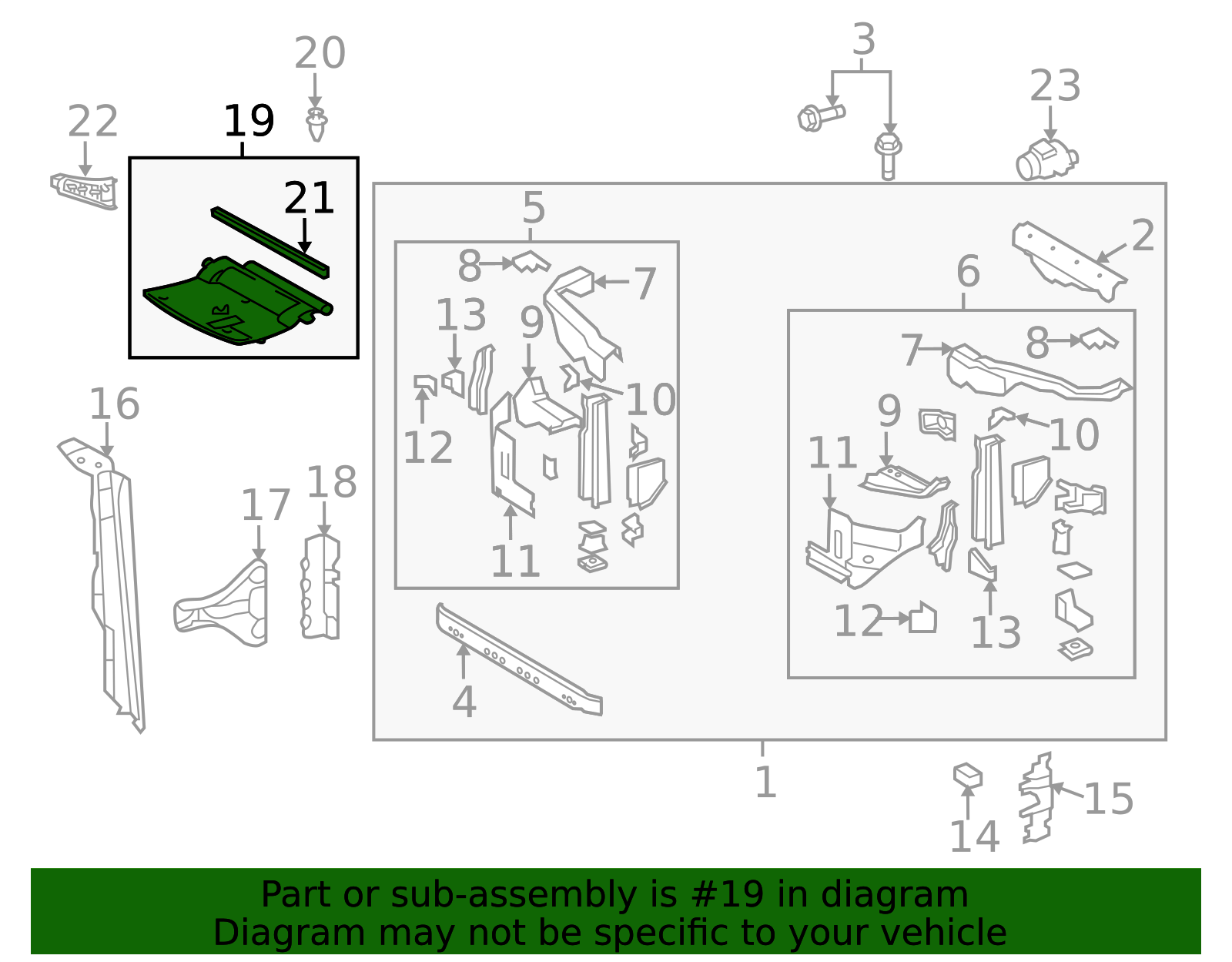 53292-60160 - Sight Shield - 2016-2020 Lexus LX570 | My L Parts