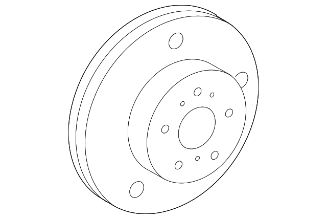 2010-2020 Toyota Rotor 43512-0E030 | American Toyota Parts