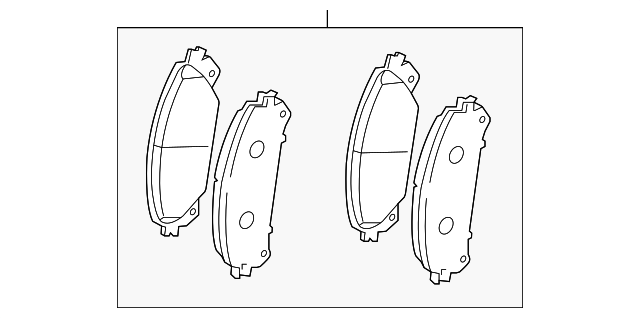 04465-0E010 - Front Brake Pads 2010-2020 Toyota | Elmhurst Toyota Parts