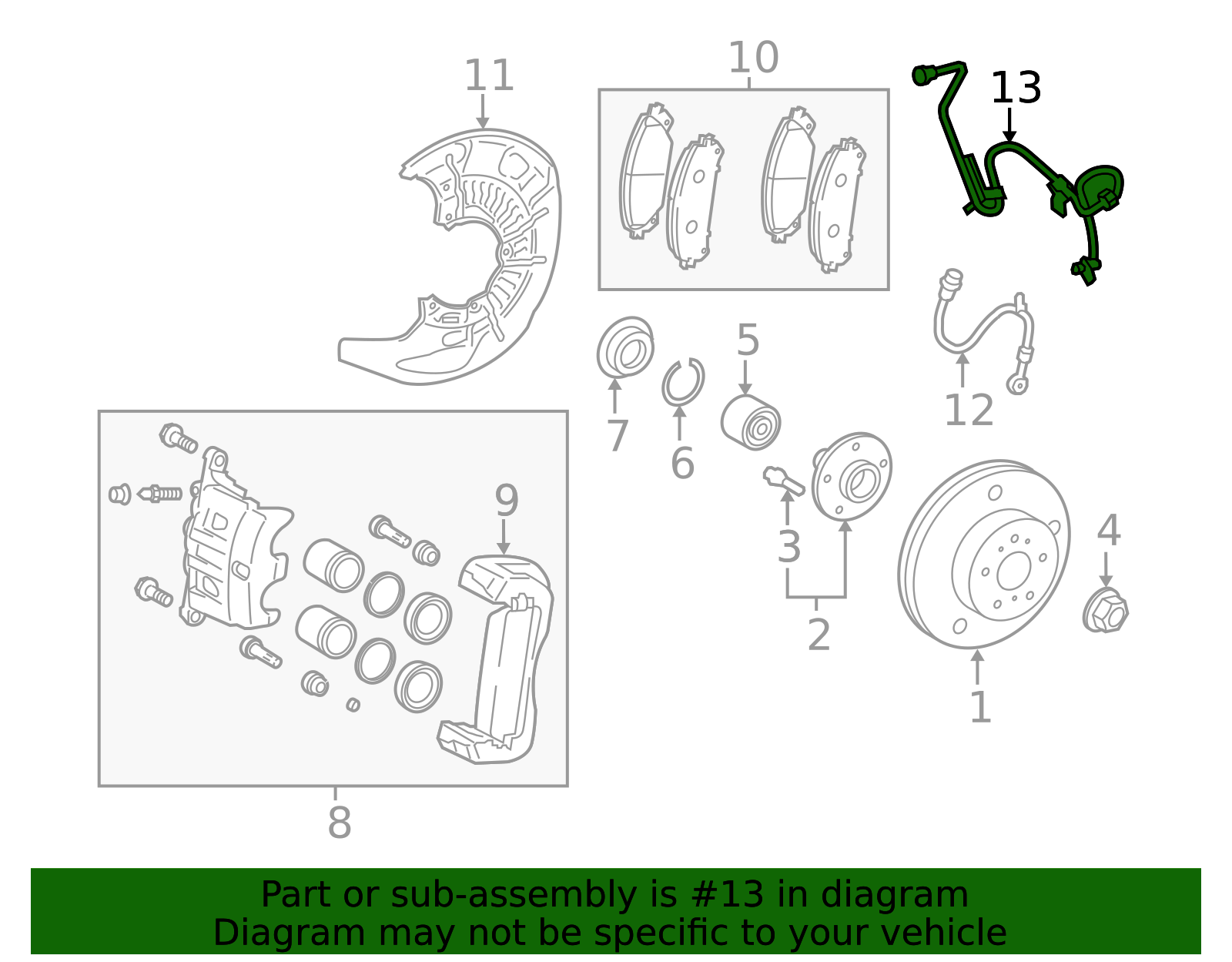 2010-2019 Toyota Highlander 2010-2019 Toyota Highlander - ABS Sensor ...