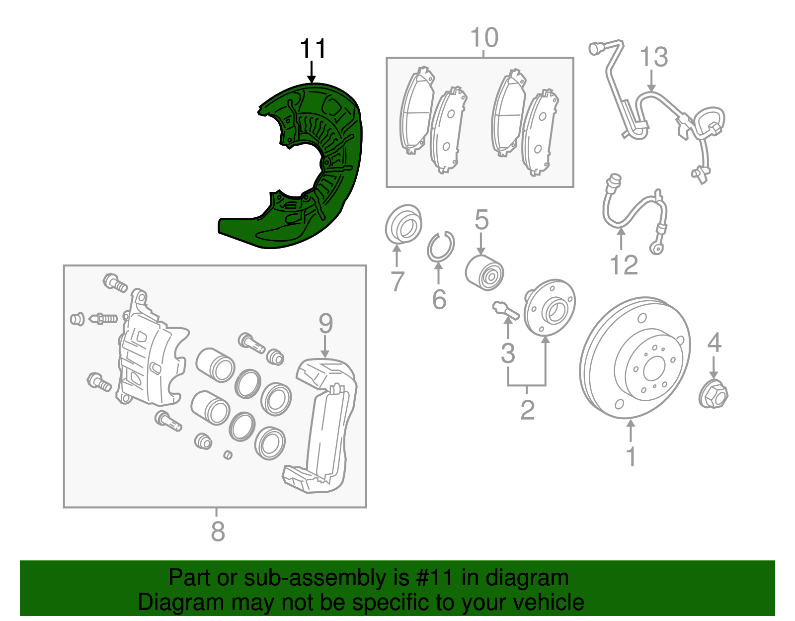 OEM Toyota Splash Shield For 2008-2019 Toyota Highlander - Part# 47703 ...