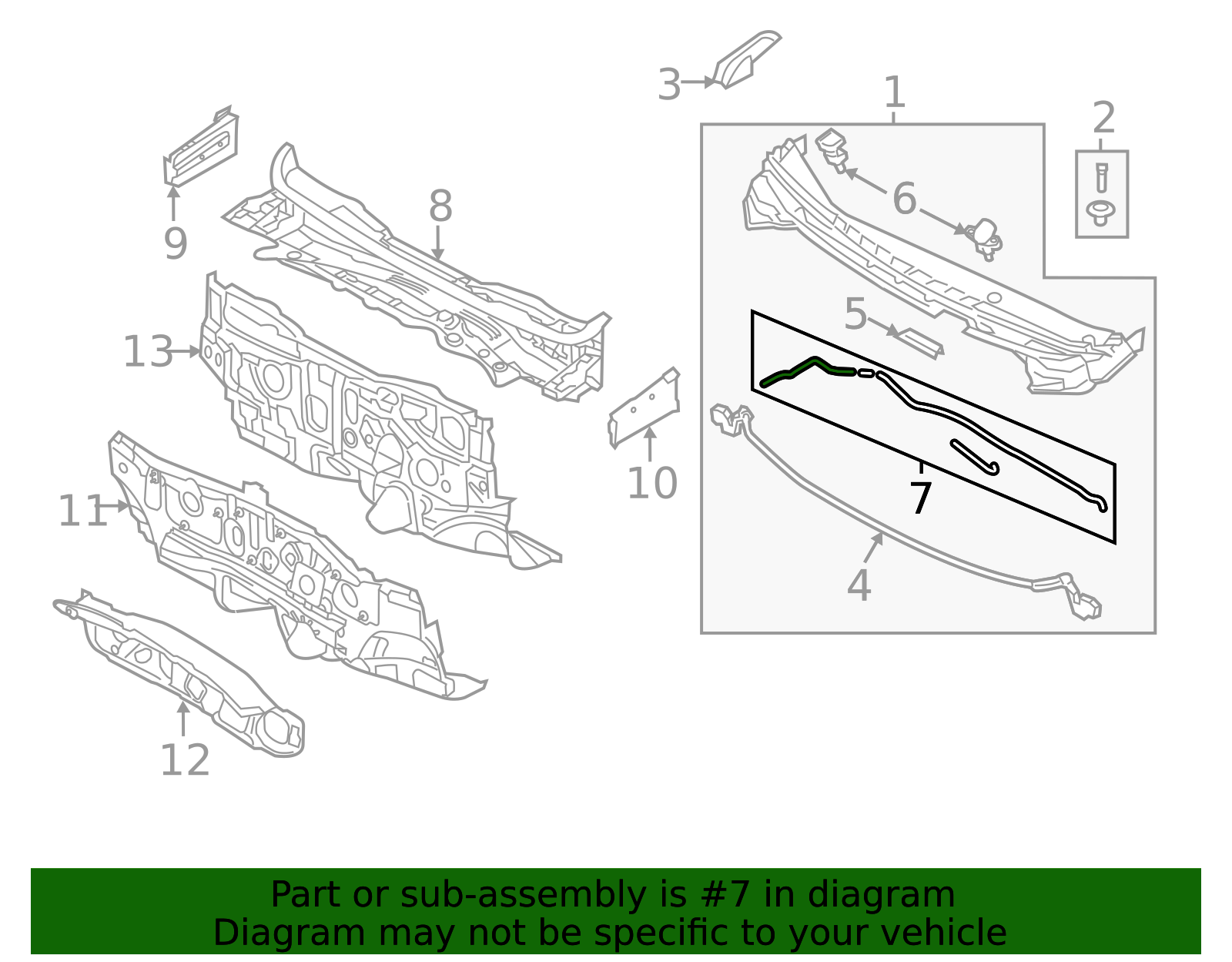 98650-B0000 - Kia Washer Hose 2017-2018 Kia | Performance Auto Parts