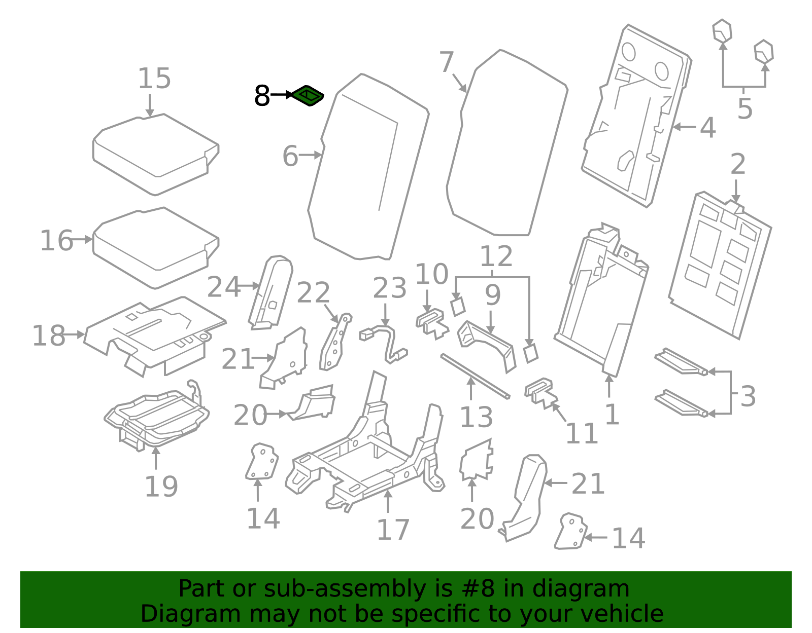 88846-EZ00A - High-Quality Seat Belt Guide for 2016-2019 Nissan ...