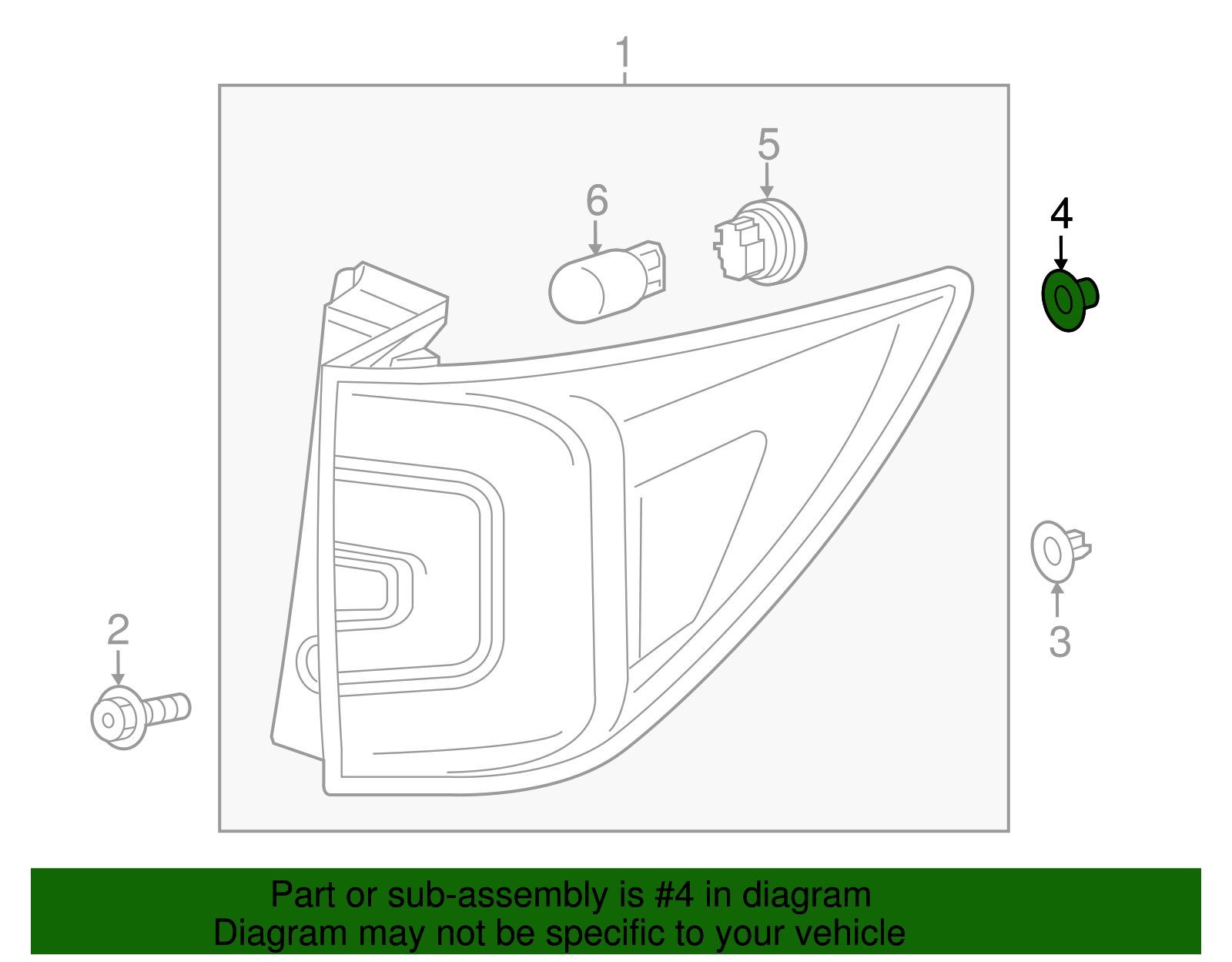 91626-STK-A01 - Tail Lamp Assembly Grommet 2008-2025 Honda | Honda ...