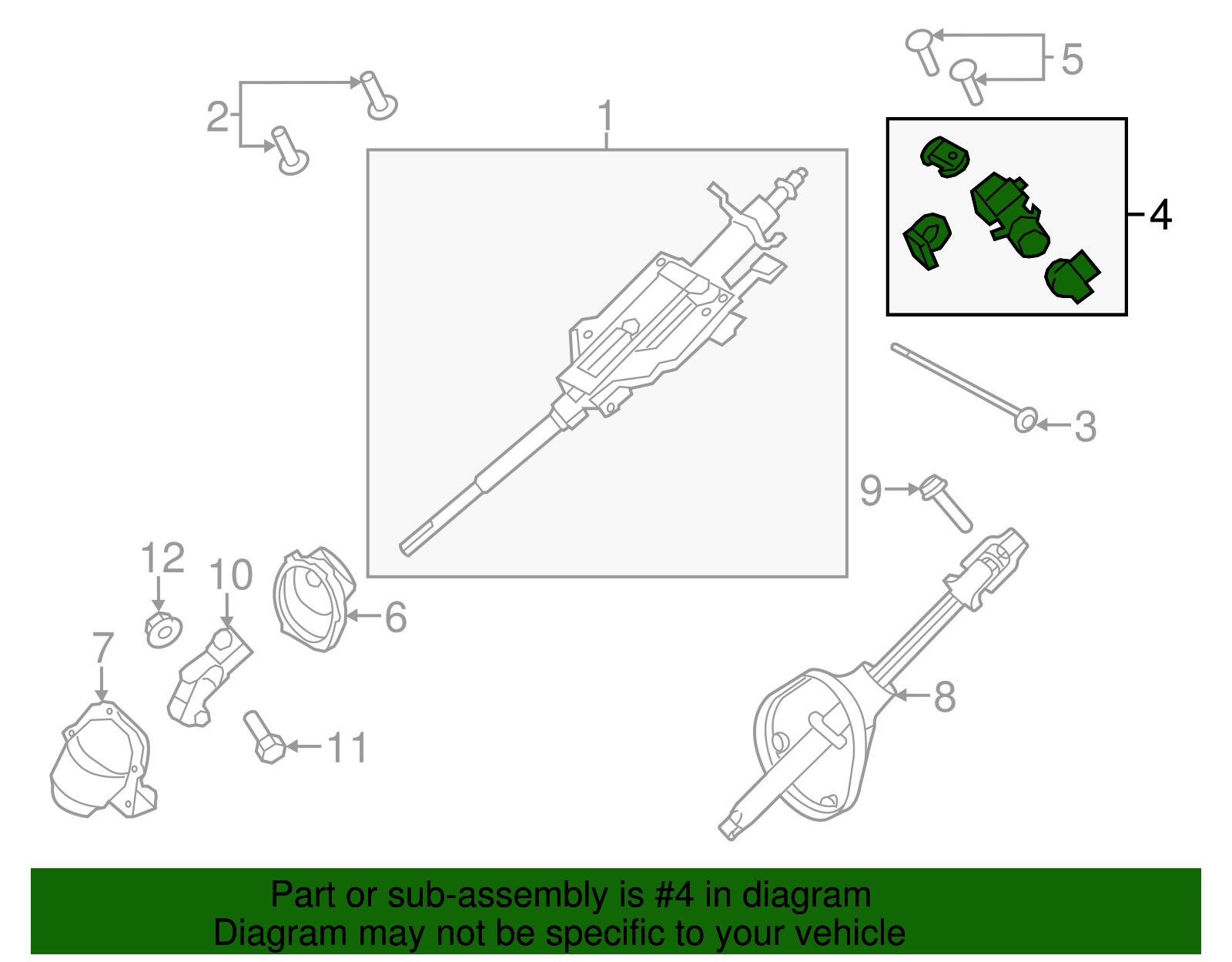 BL8Z-3511-A - Flange 2011-2012 Ford Escape | Ford Parts Direct