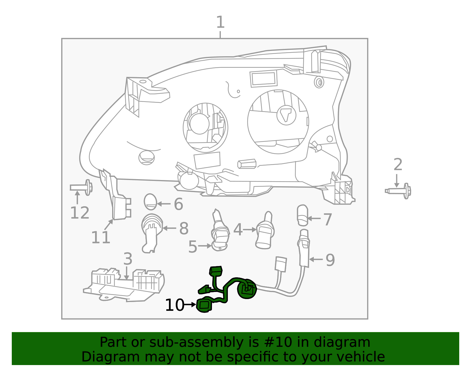 2013-2015 Nissan Sentra Socket & Wire 26038-3SG2A | OEM Parts Online