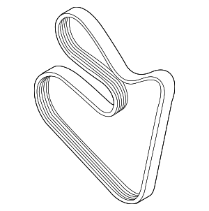 11287631818 - 2002-2003 BMW Serpentine Belt (11-28-7-631-818) | BMW of ...