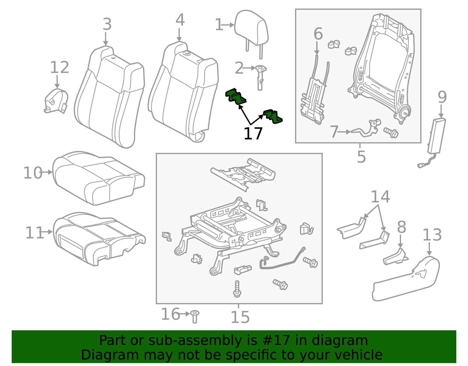 72138-0C090-C0 - Track End Cover - 2014-2020 Toyota Tundra | Nucar ...