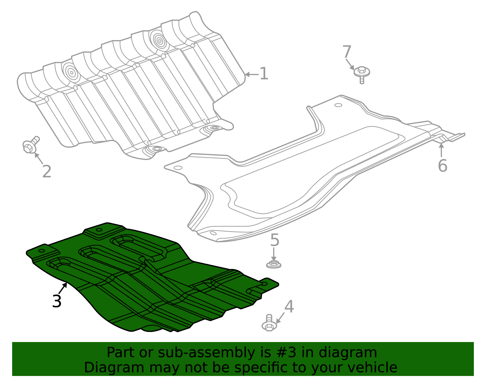 2024-2025 GM Splash Shield 85550010 | Capital Chevy Parts
