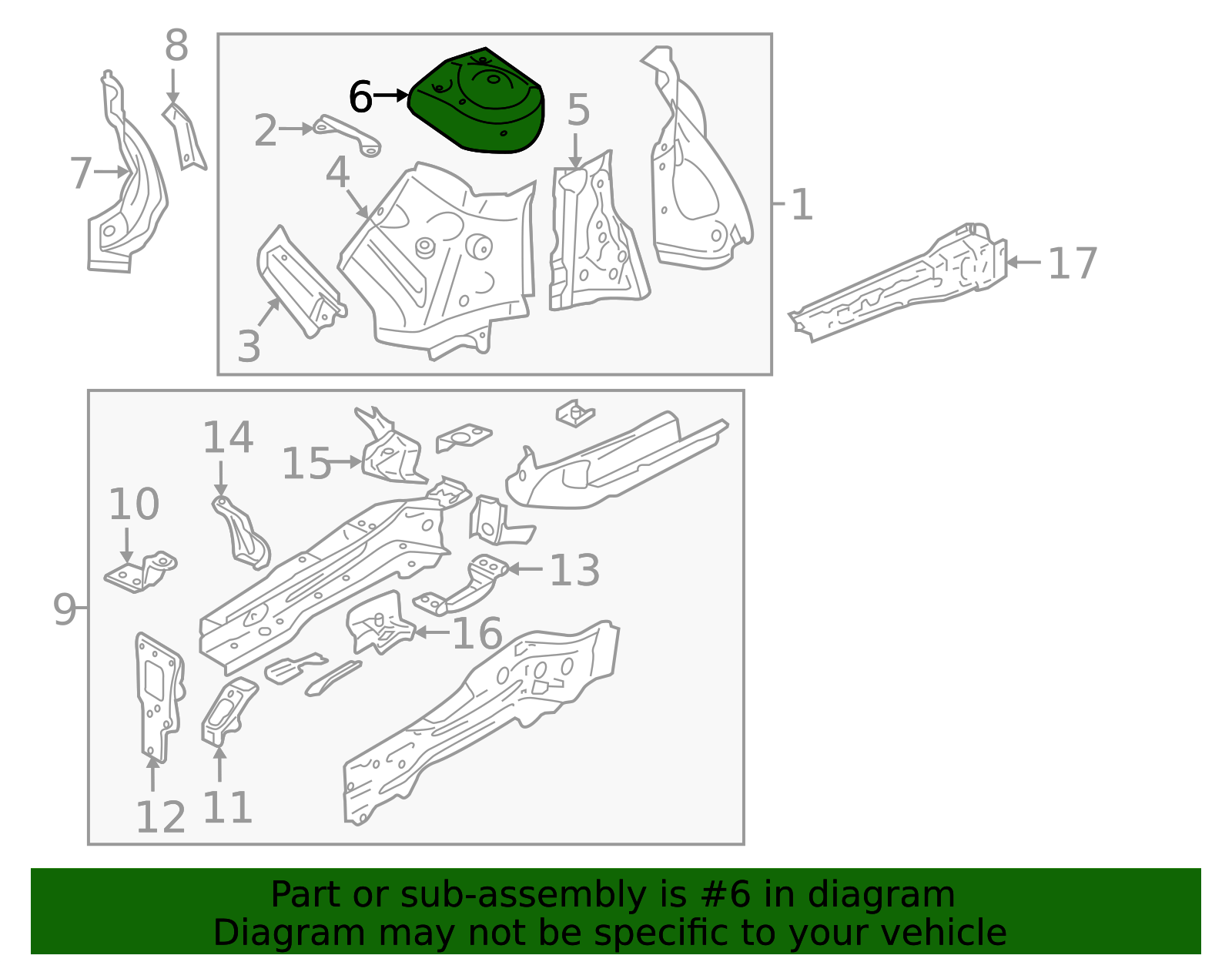 3QF-809-122-B - Strut Mount 2018-2025 Volkswagen | Bam Wholesale Parts