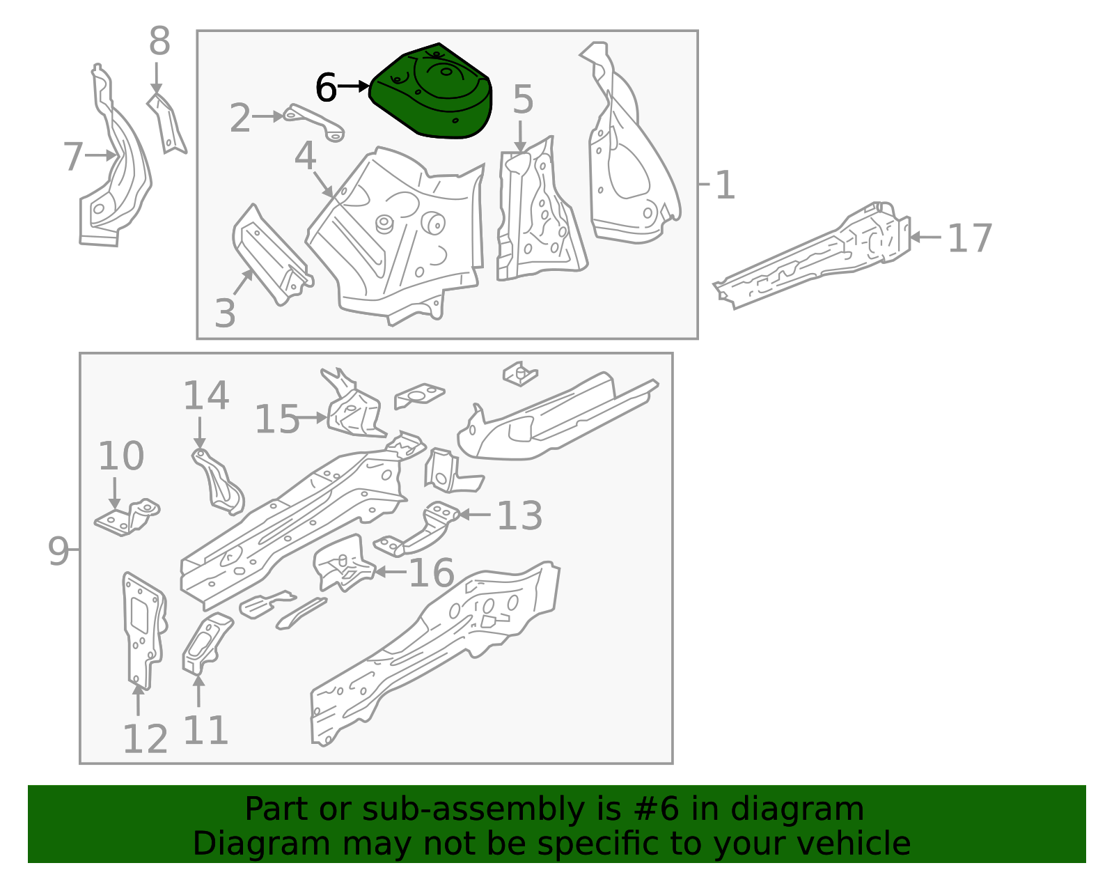 2018-2025 Volkswagen Strut Mount 3QF-809-121-B | VW Direct Auto Parts