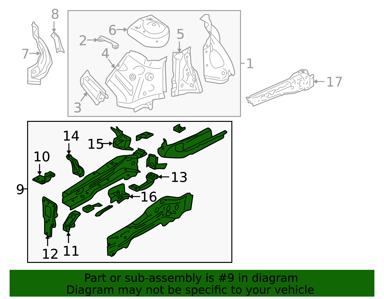 3QF-802-035-A - Rail Assembly 2018-2025 Volkswagen | Wolfsburg Parts Direct