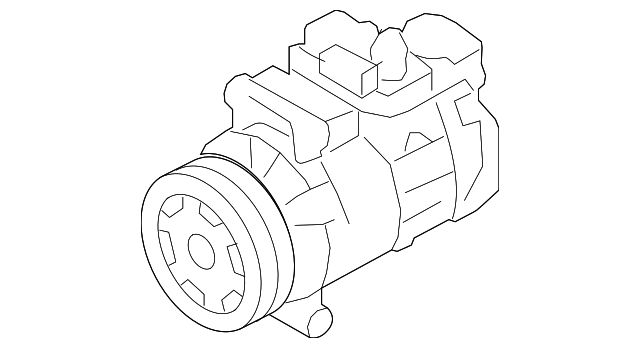 2009-2012 Audi A/C Compressor 8K0-260-805-L | Audi OEM Parts Online