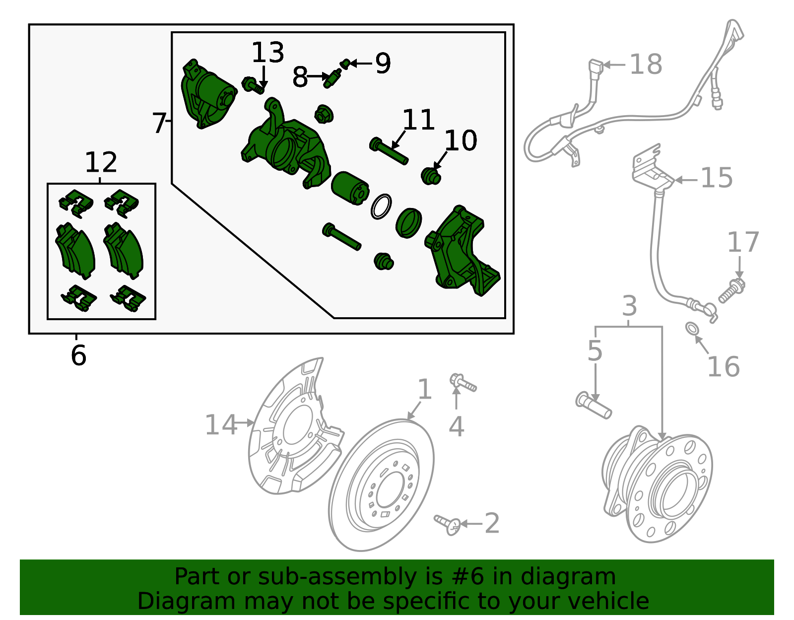 58230-K5000 - Caliper Assembly 2024-2025 Kia Sorento | Kia.Parts Store