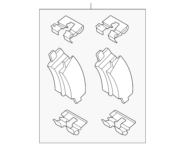 58302-P2A30 - Brake Pads 2021-2024 Kia Sorento | Kia.Parts Store