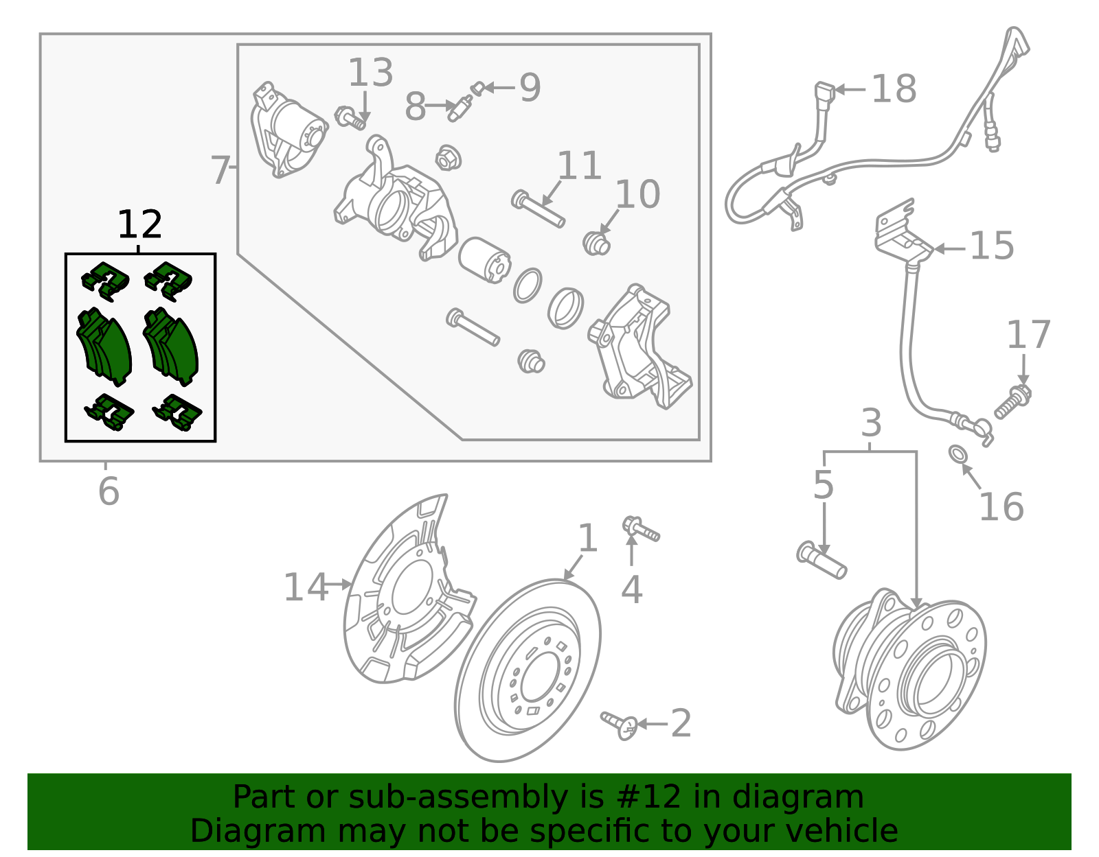 58302-P2A31 - Disc Brake Pad Set 2021-2025 Kia Sorento | Kia.Parts Store