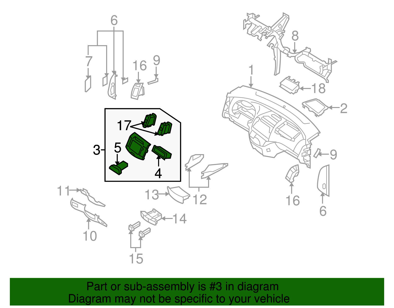 Hyundai - 84740-2H100-9P - Front Panel - 2008-2009 Hyundai Elantra ...