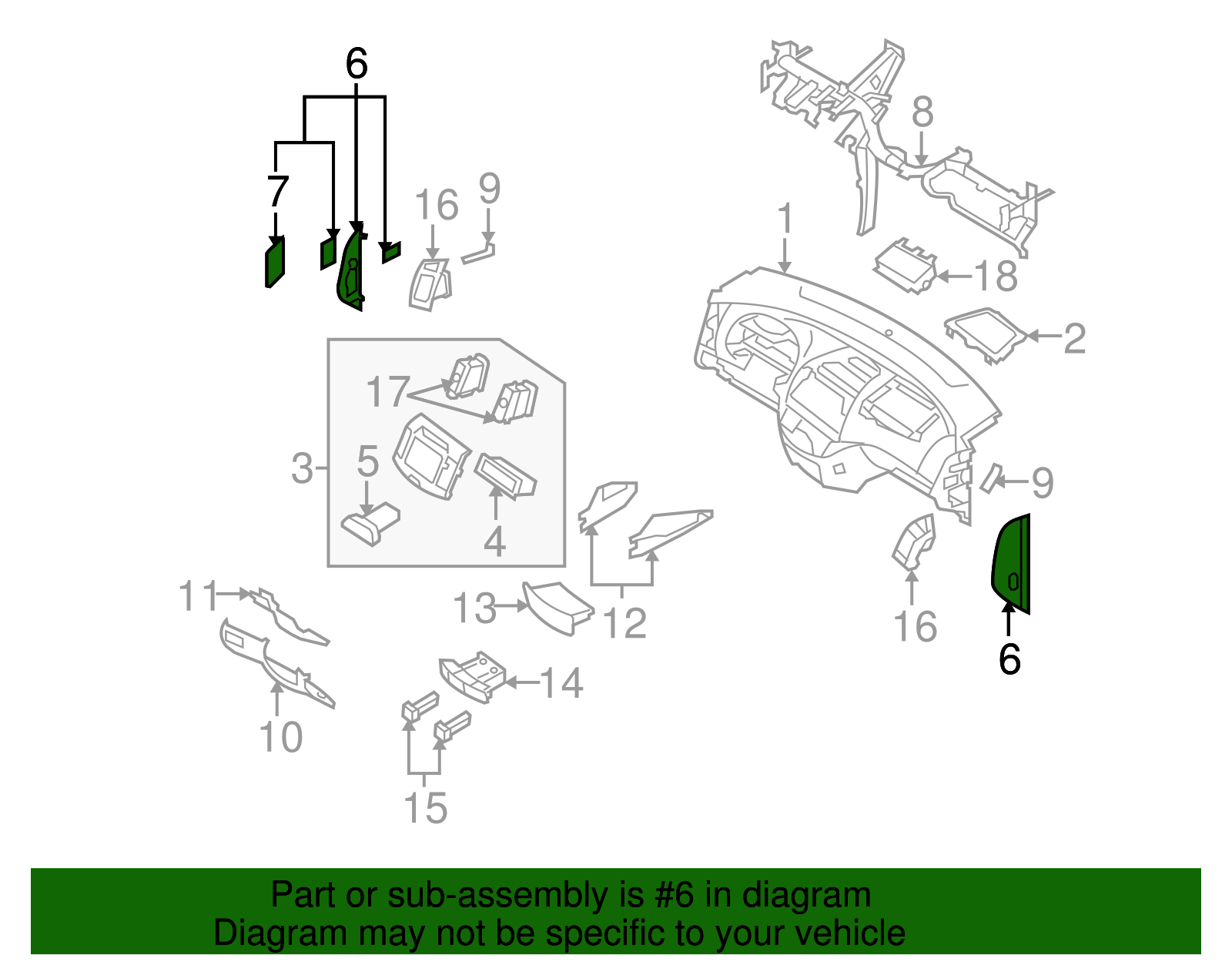 Hyundai - 84715-2H000-8MDS - Side Cover - 2007-2009 Hyundai Elantra ...