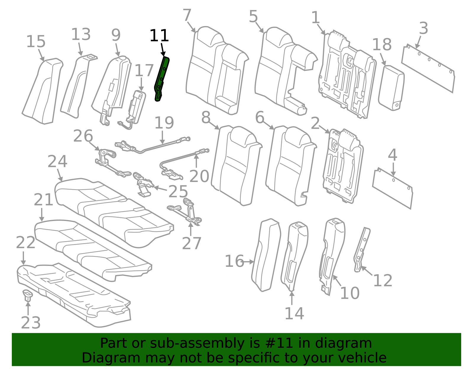 2012-2017 Toyota Camry 2012-2017 Toyota Camry - Bolster Bracket 71767 ...