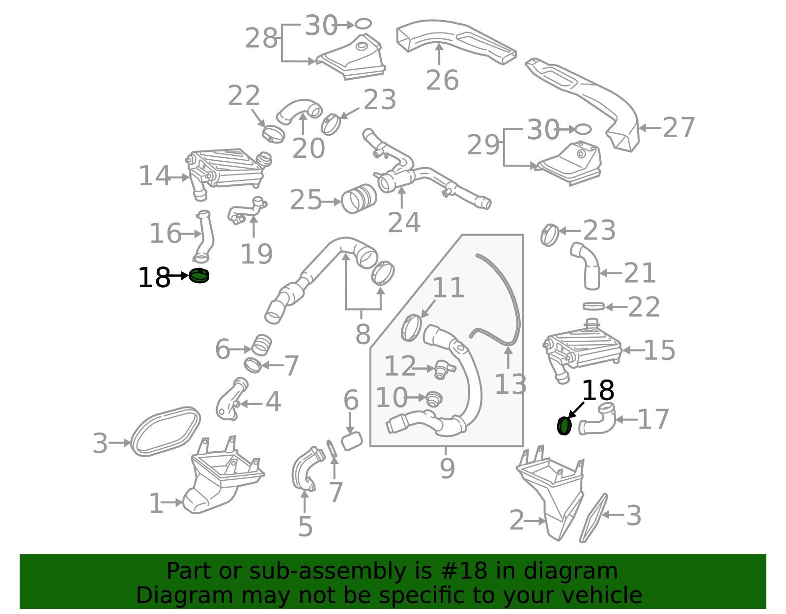 9P1-129-260-A - High-Quality Turbocharger Intercooler Pipe Clamp for ...