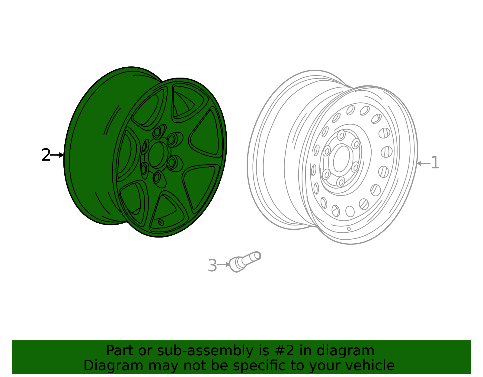 2019-2025 GM F Wheel 87848888 | OEM GM Parts
