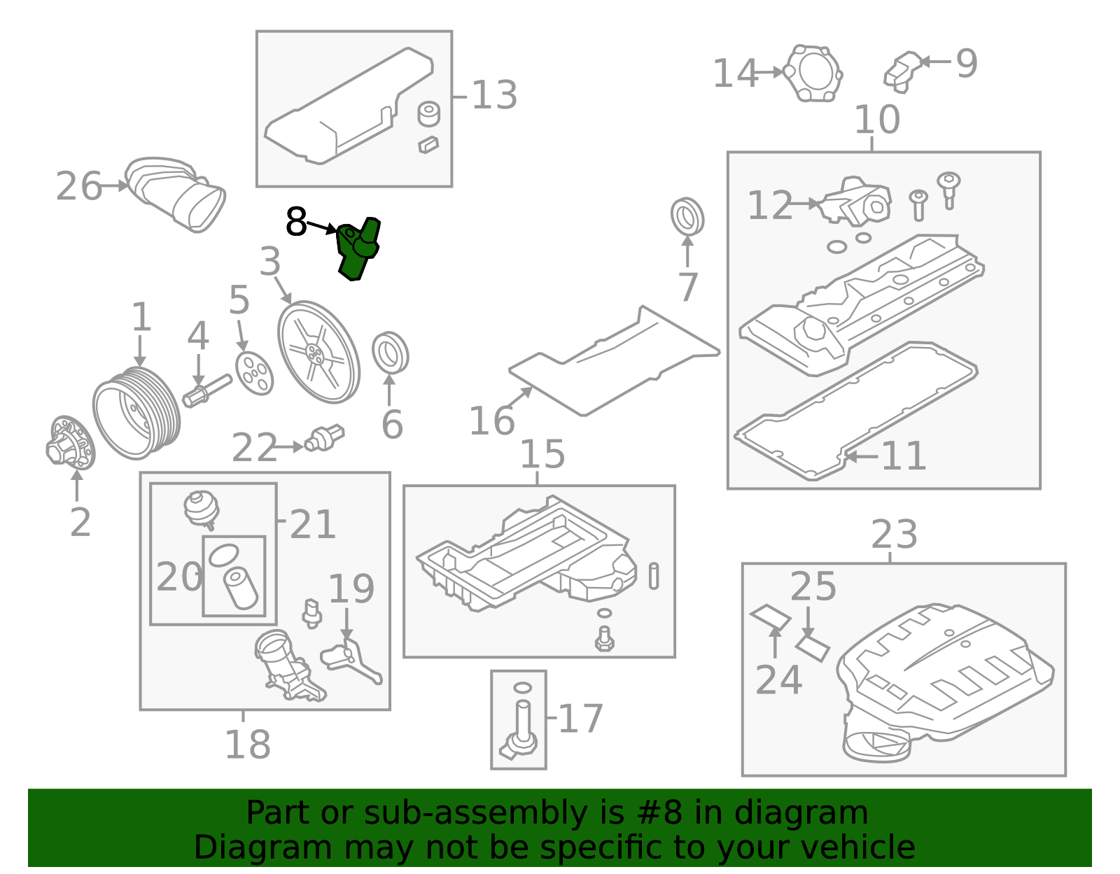 13627839138 - 1995-2013 BMW Crankshaft Position Sensor (13-62-7-839-138 ...