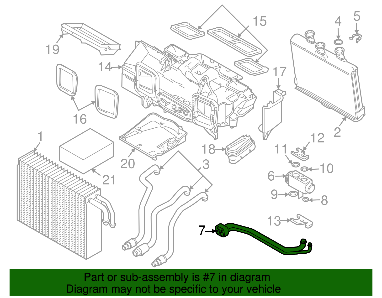 64509185992 - 2002-2005 BMW Cooler Pipe (64-50-9-185-992) | BMW of ...