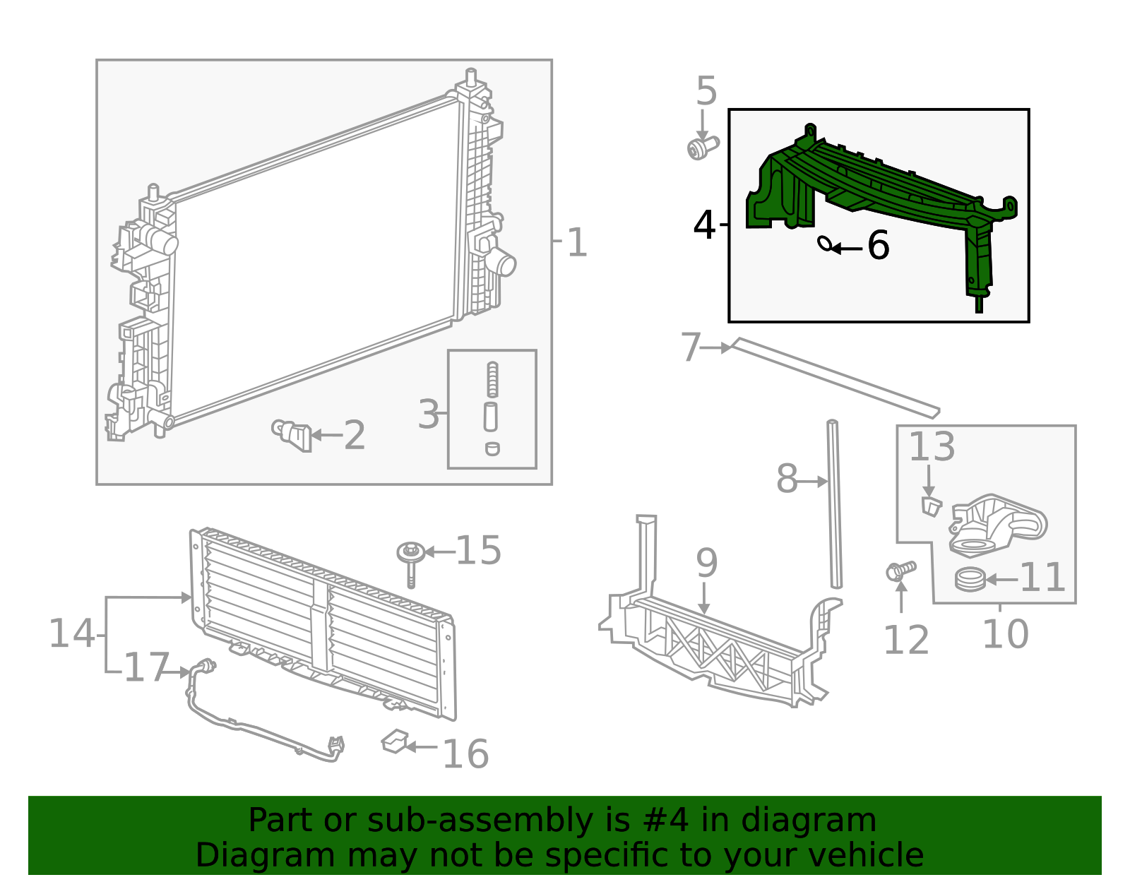 2020-2023 Buick Encore GX Upper Baffle 60005608 | Shop Matick Buick GMC