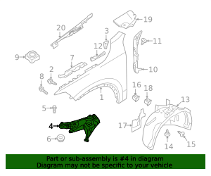 2019-2023 Volvo Mount Panel 31468231 | Volvo Dealer Parts