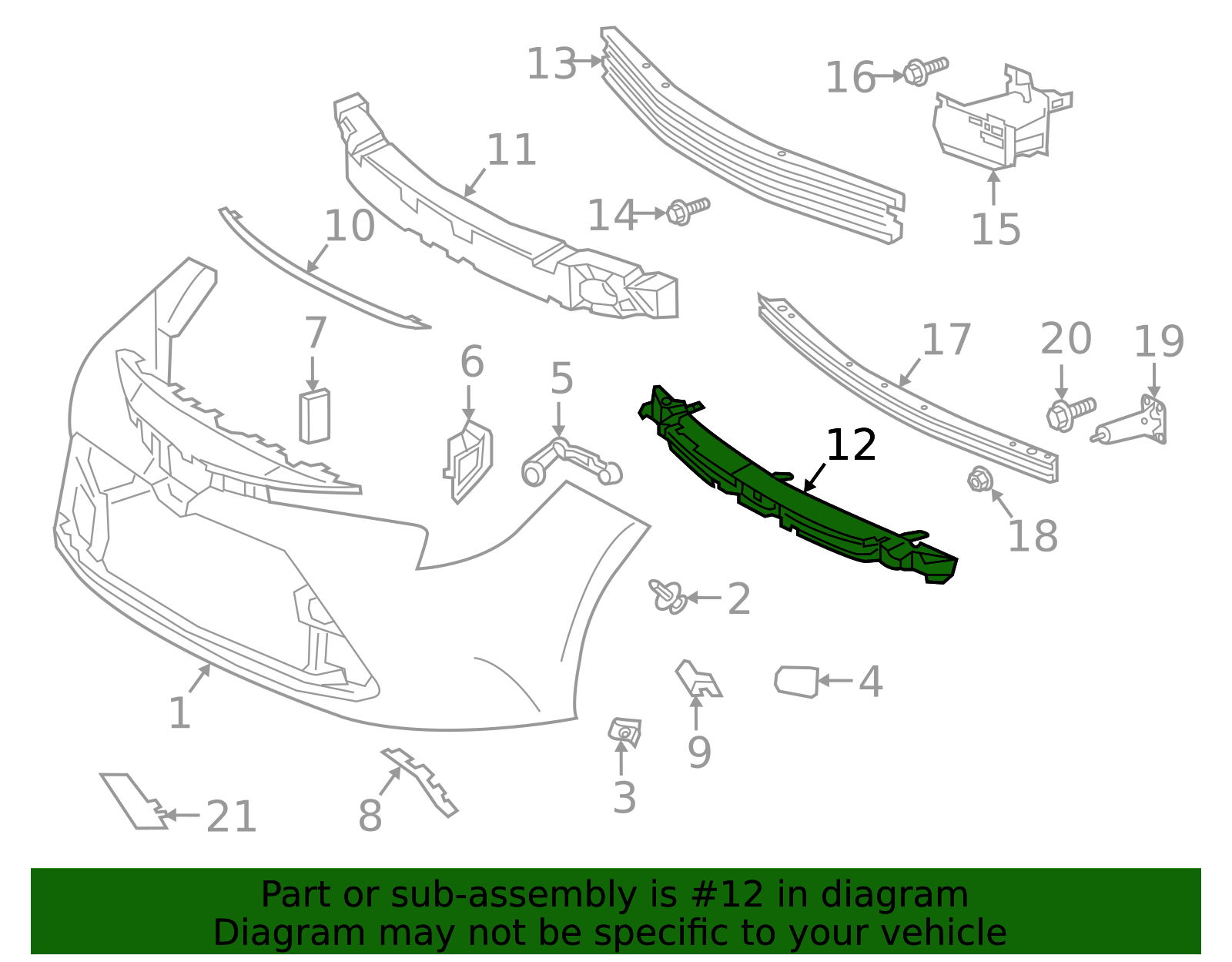 Genuine Official Toyota Lower Absorber part# 52618-02290 for 2020-2025 ...