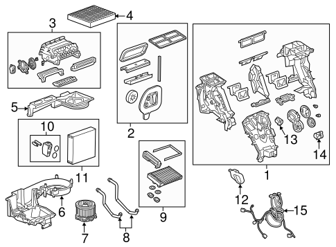 A/C Condenser & Evaporator for 2023 Chevrolet Equinox | GMPartsDirect.com