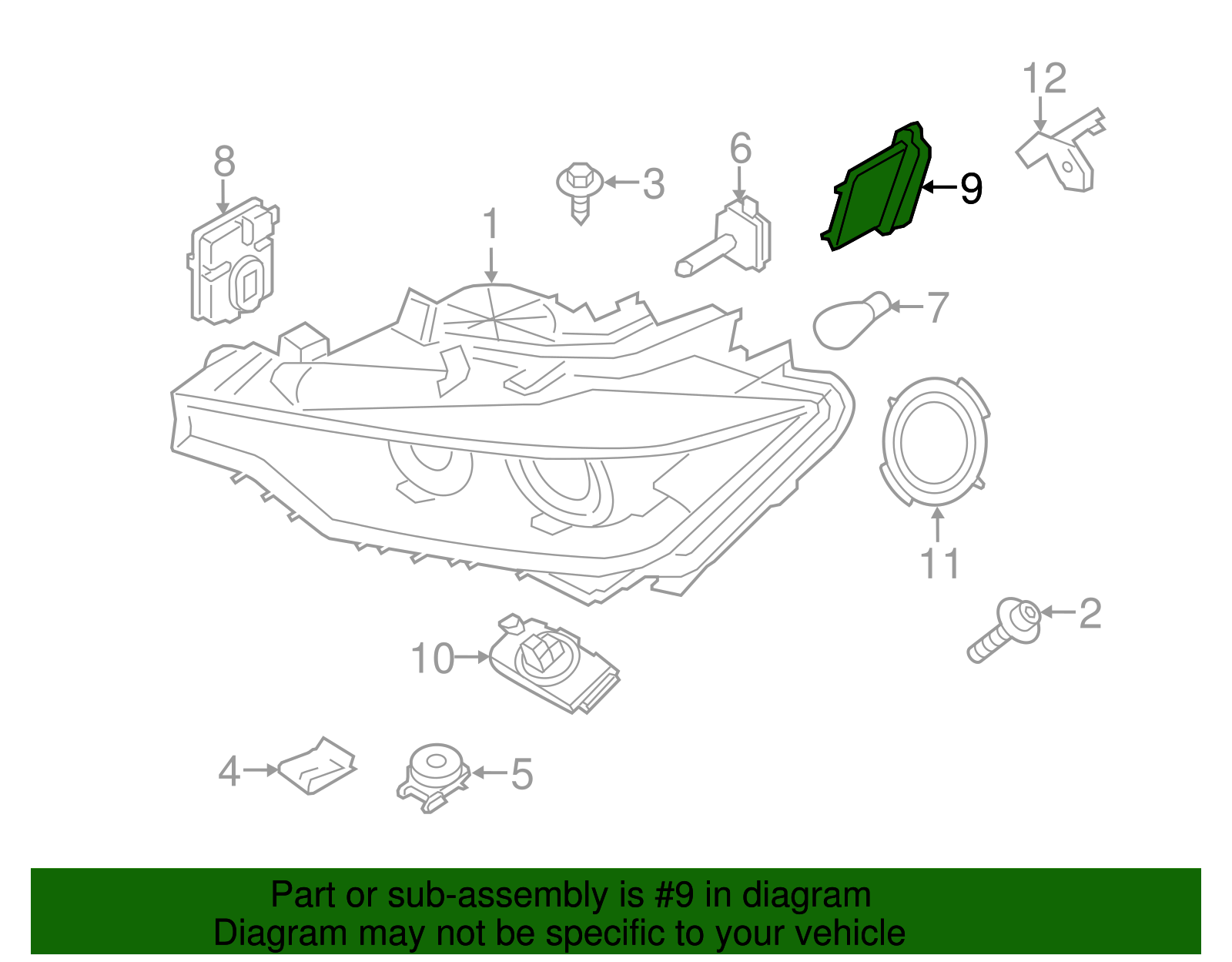 Genuine BMW 63-11-7-316-186 | Headlight Control Module | FREE Shipping ...
