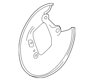 43254-T7W-000 - Backing Plate 2016-2022 Honda HR-V | Honda Parts Online