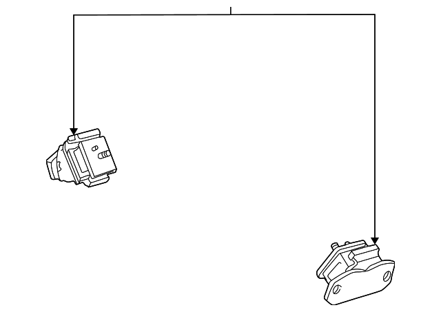 Genuine Toyota Engine Mount (Front) part# 12361-0F010 for 2000-2006 ...