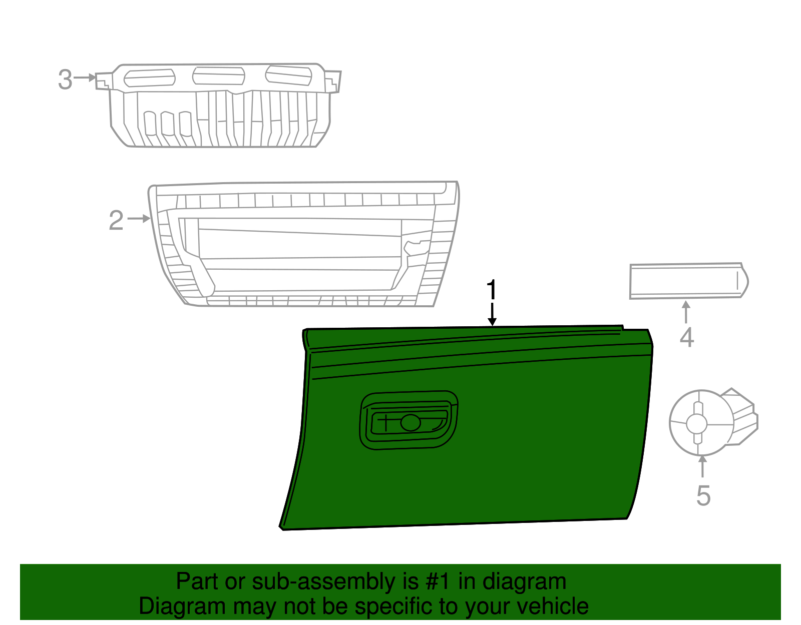55112799AA - Quarter Window Glass Left - 2017-2020 Jeep Compass | Mopar ...