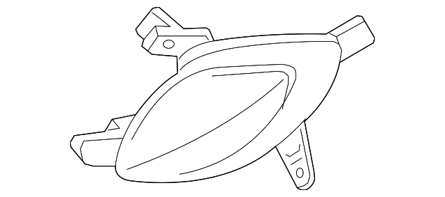 Hyundai - 86556-2M000 - Lamp Bezel - 2010-2012 Hyundai Genesis Coupe ...