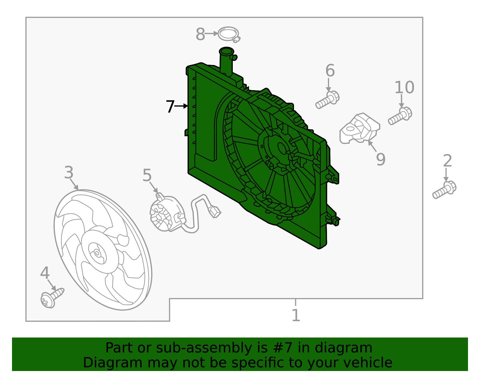 25350-AA000 - High-Quality Engine Cooling Fan Shroud for 2021-2025 ...