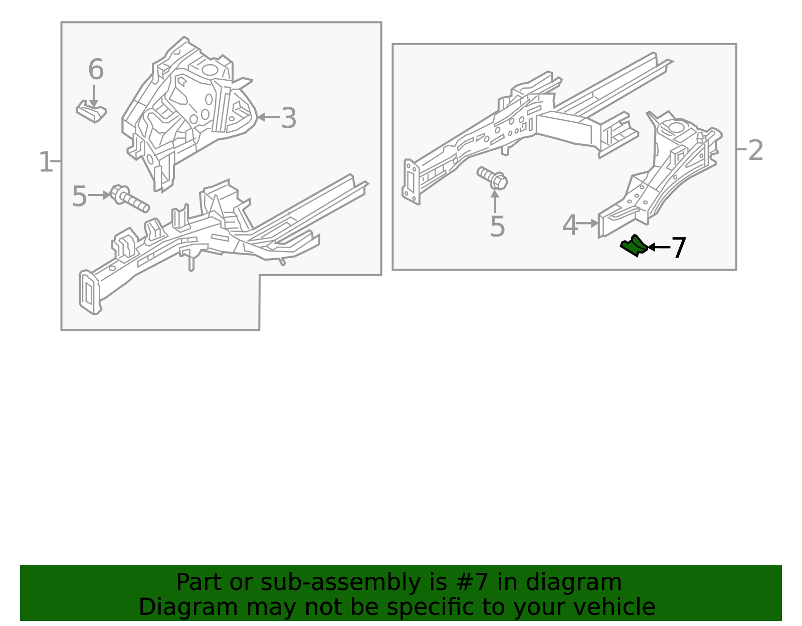 2016-2020 Kia Sorento Fender Apron Bracket - Driver's Side (LH) 64517 ...